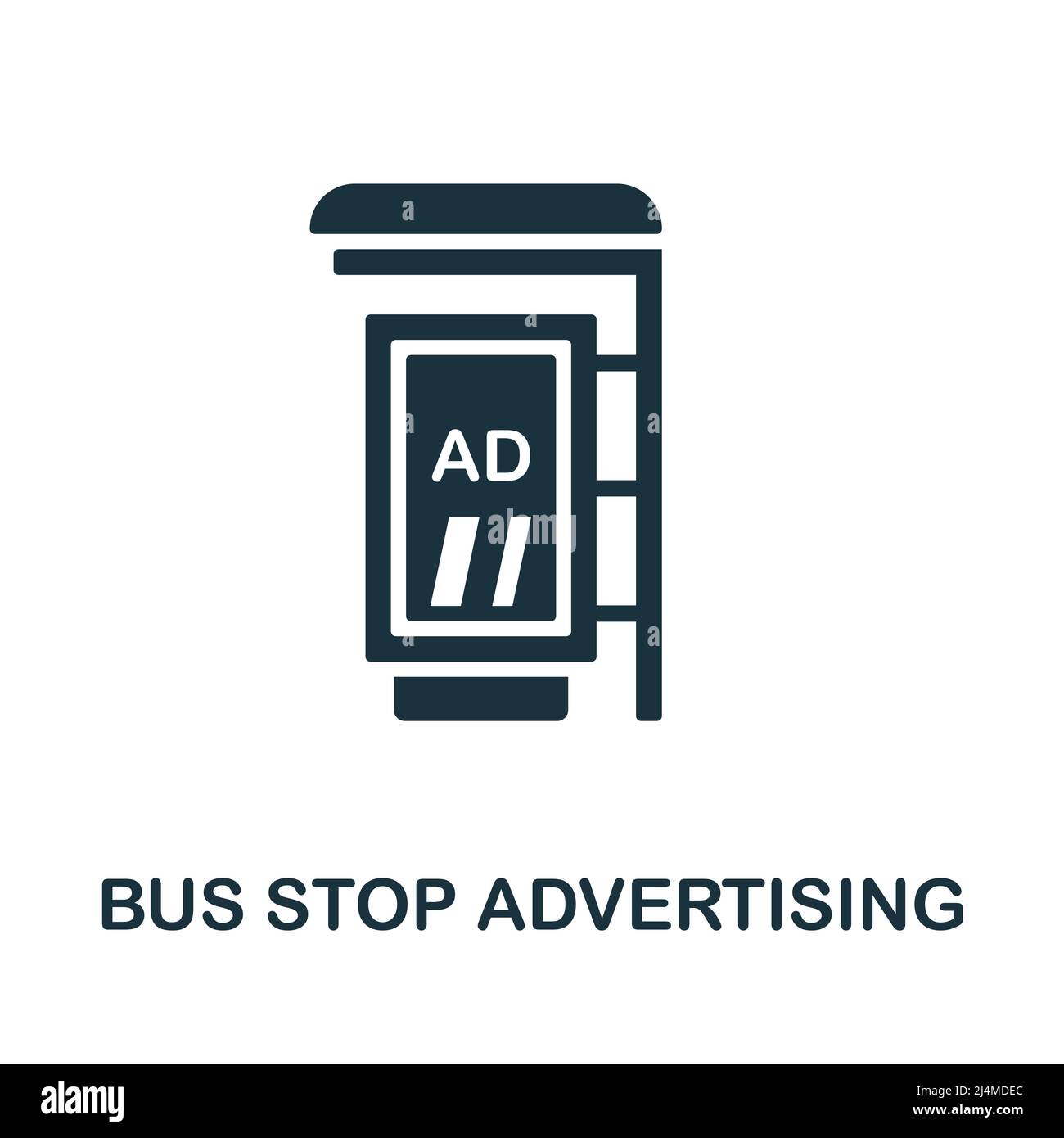 Bus Stop Advertising Vector