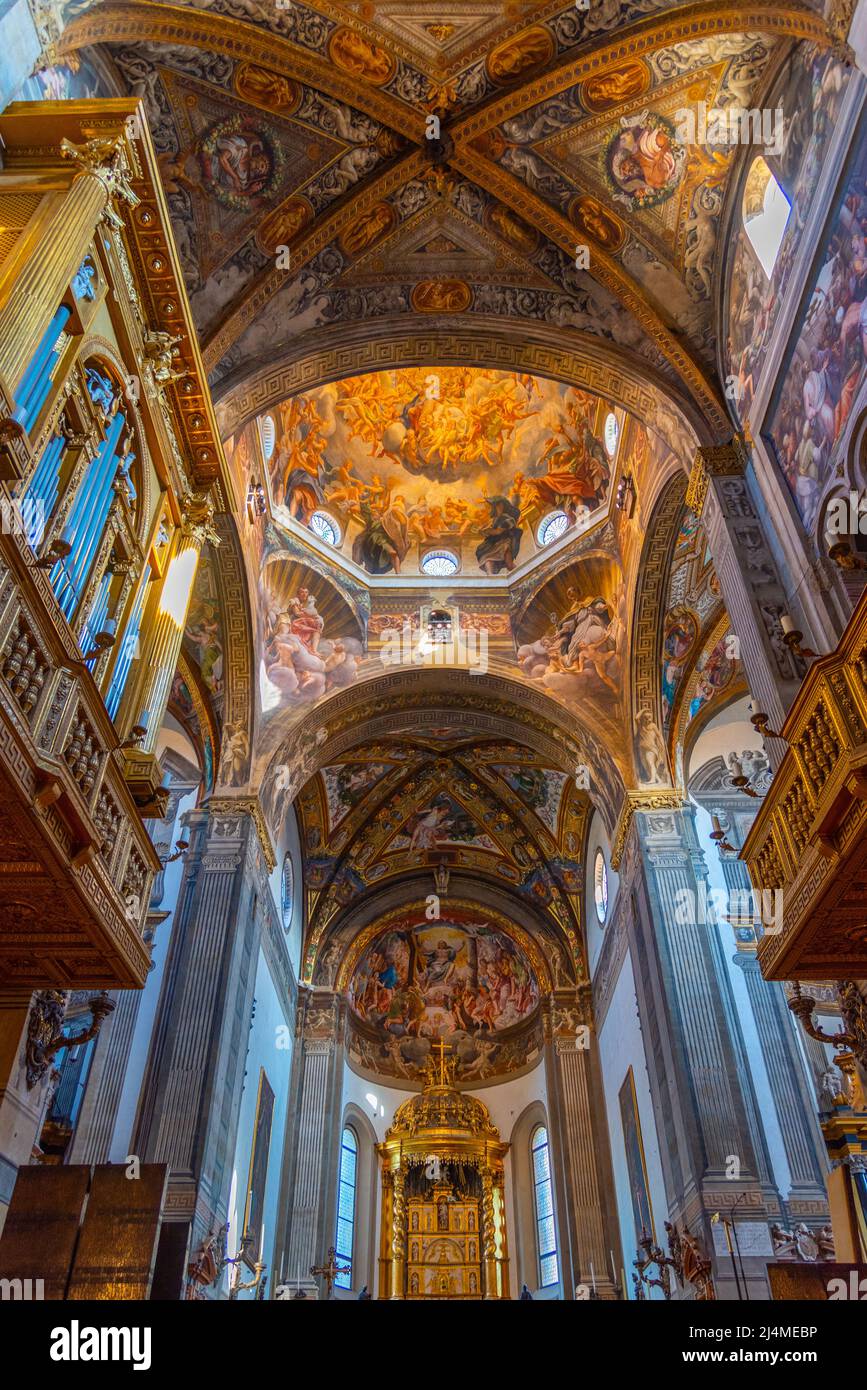 Parma, Italy, September 24, 2021: Interior of the Cathedral of Parma in ...
