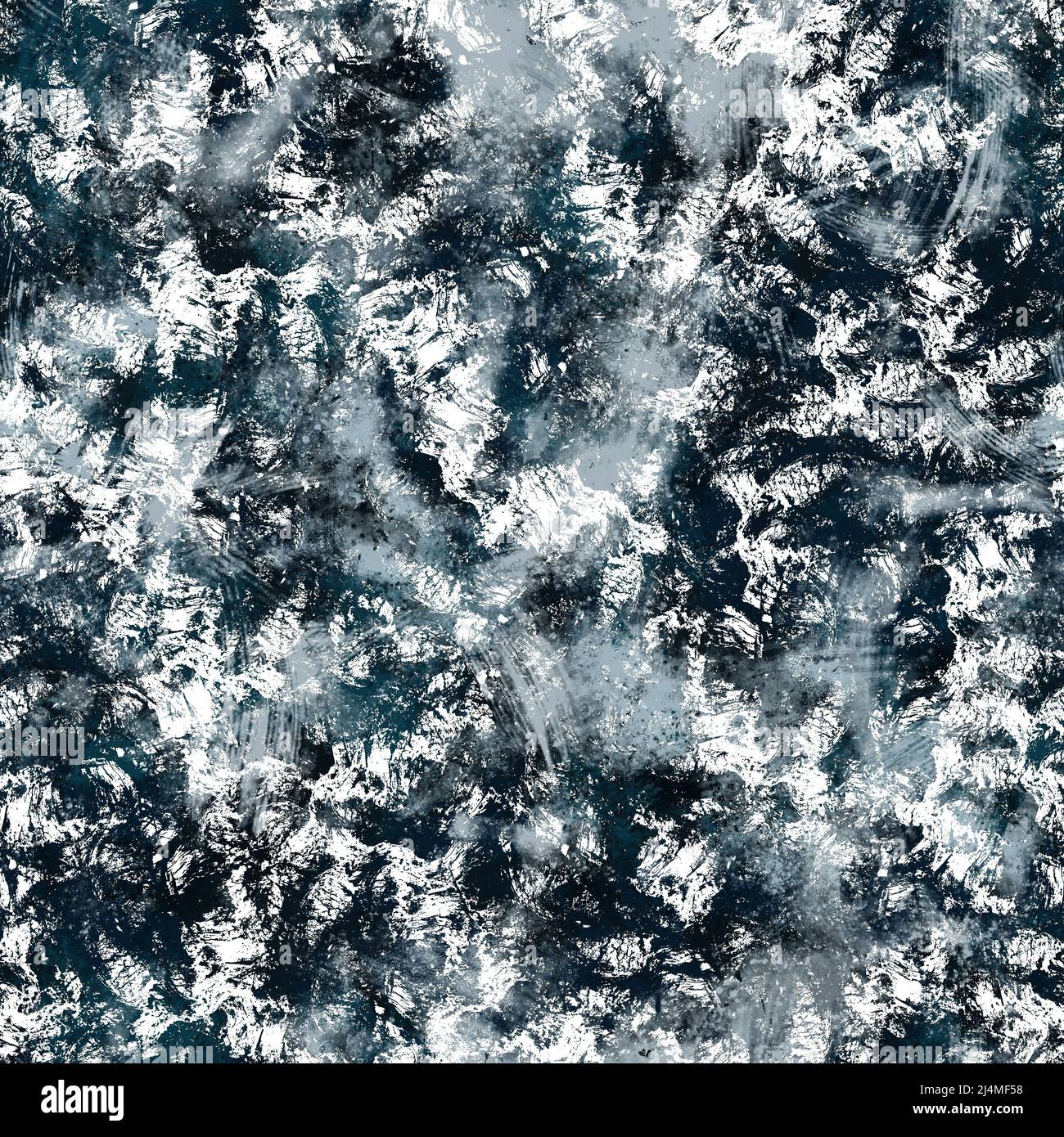 Seamless navy blue and white abstract grungy seamless surface pattern ...