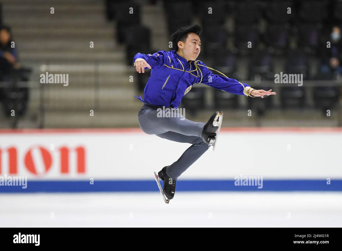 Tallinn, Estonia. 16th Apr 2022. Wesley CHIU (CAN), during Men Free ...