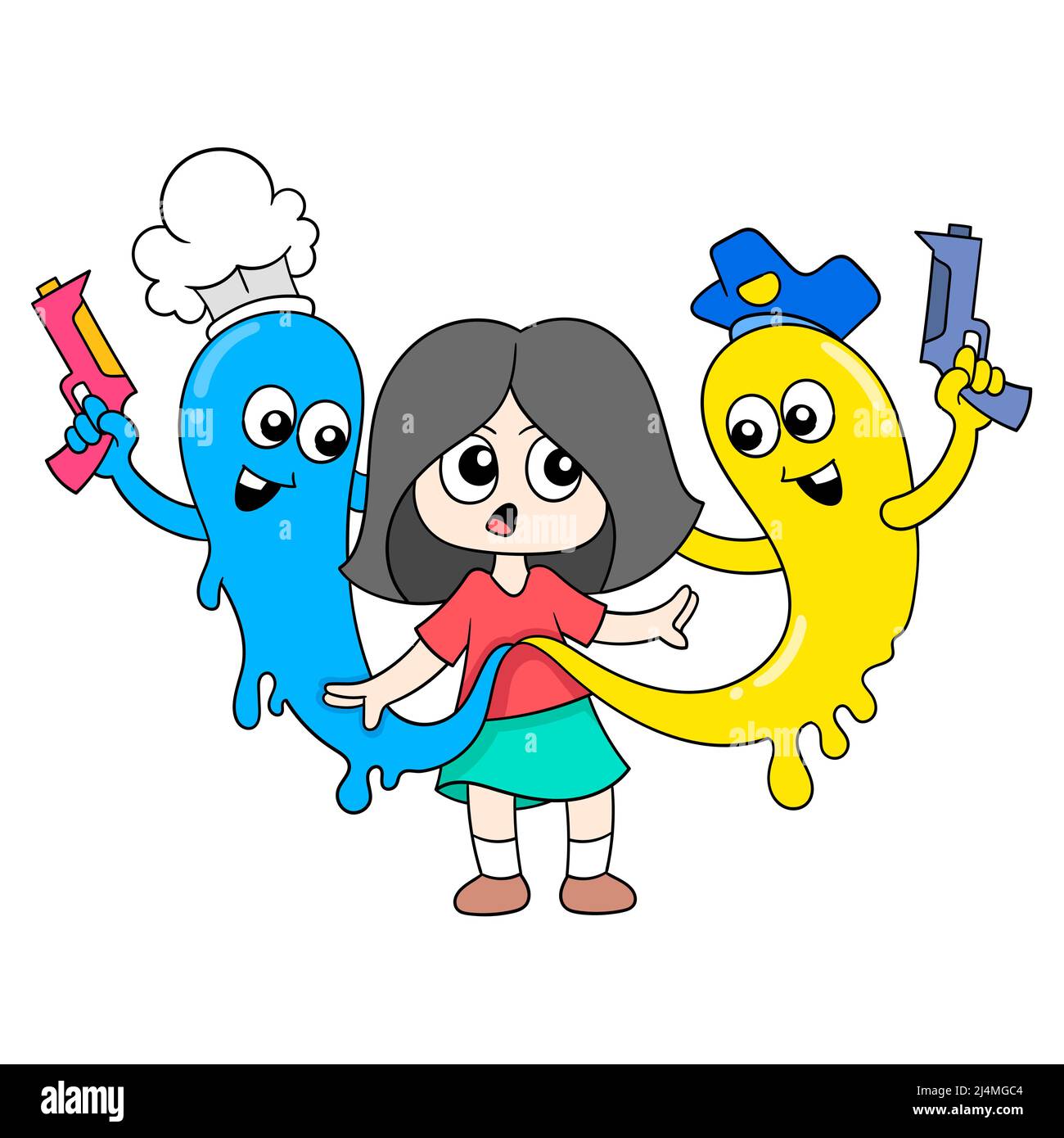 Cartoon guard hi-res stock photography and images - Alamy