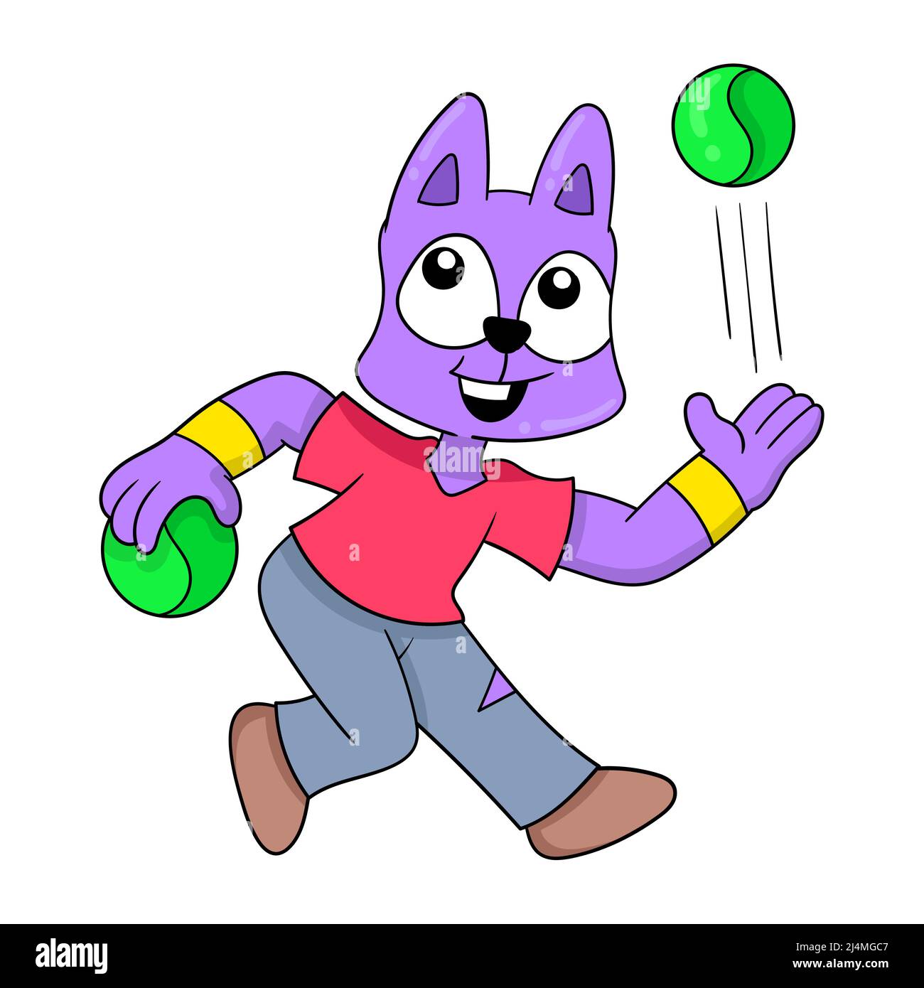 Baseball cat Stock Vector Images - Alamy