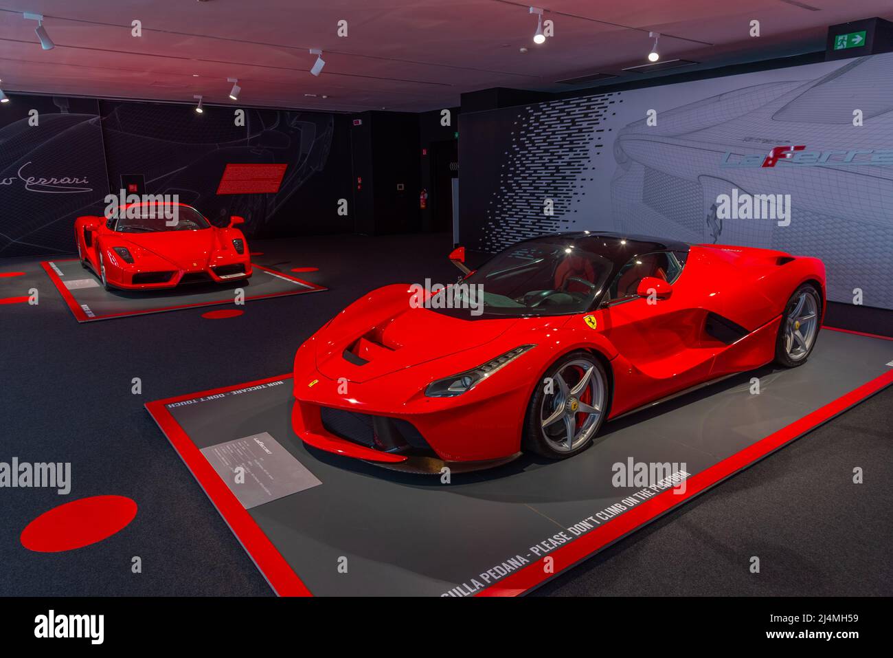 Maranello, Italy, September 23, 2021: LaFerrari inside of the museo ...