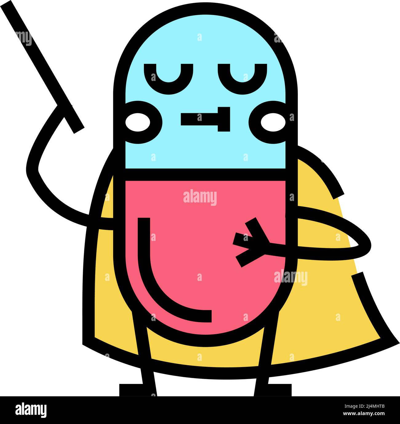 capsule medical color icon vector illustration Stock Vector Image & Art ...