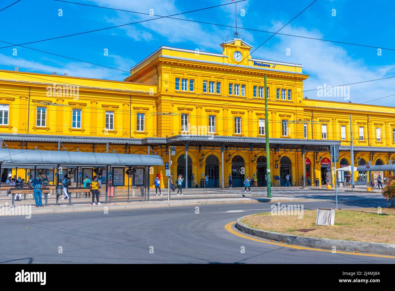 Modena, Italy, September 22, 2021: Train Station of Italian town Modena ...