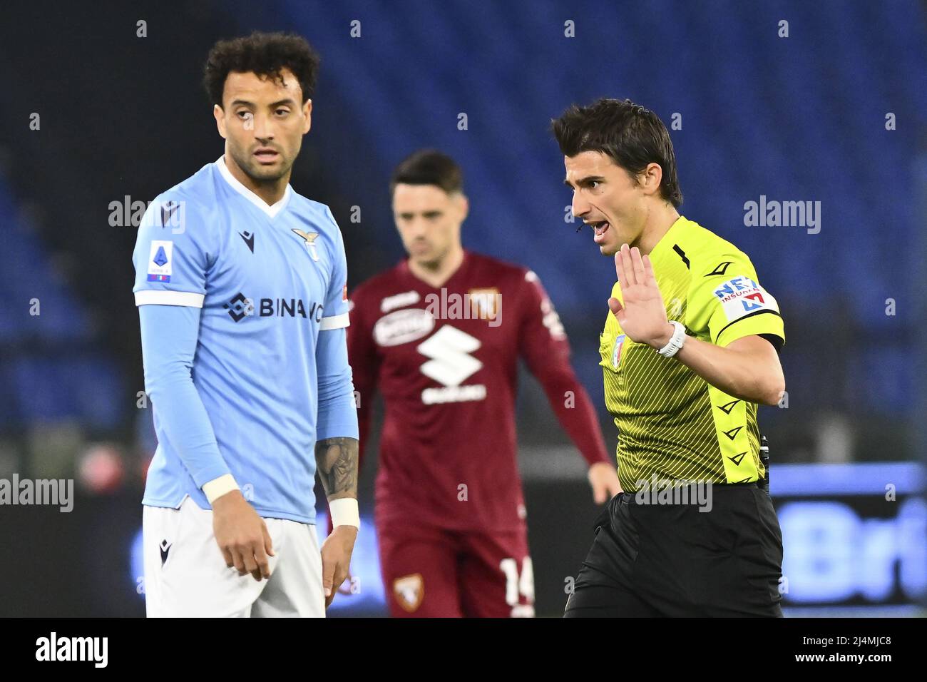 Referee Alessandro Prontera during the 33th day of the Serie A ...