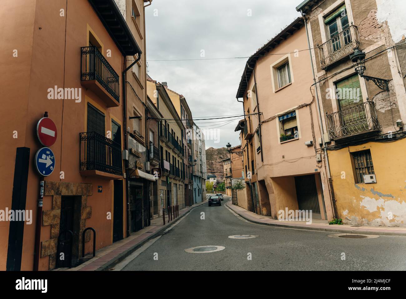 Najera bridge by The way of Saint James in La Rioja of Spain - sep ...