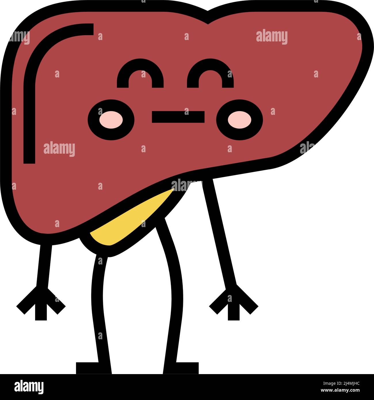 liver health color icon vector illustration Stock Vector Image & Art ...