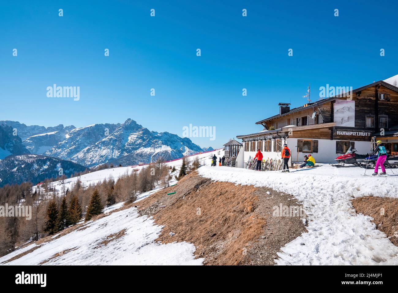 Sliding down snow slope hi-res stock photography and images - Alamy