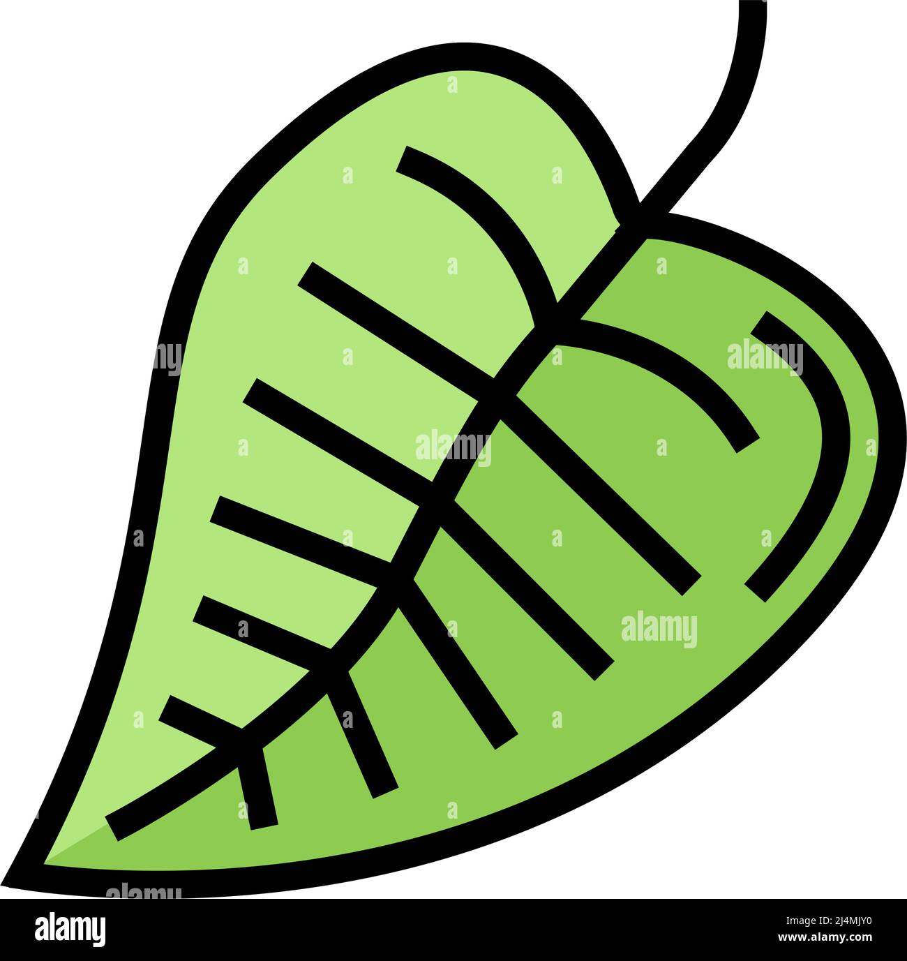 plant leaf color icon vector illustration Stock Vector Image & Art - Alamy
