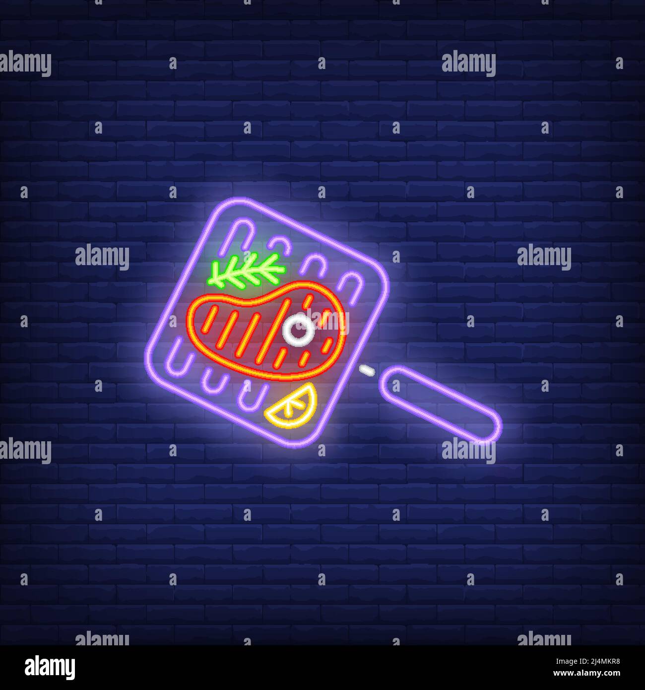 Steak night! Stock Vector Images - Alamy