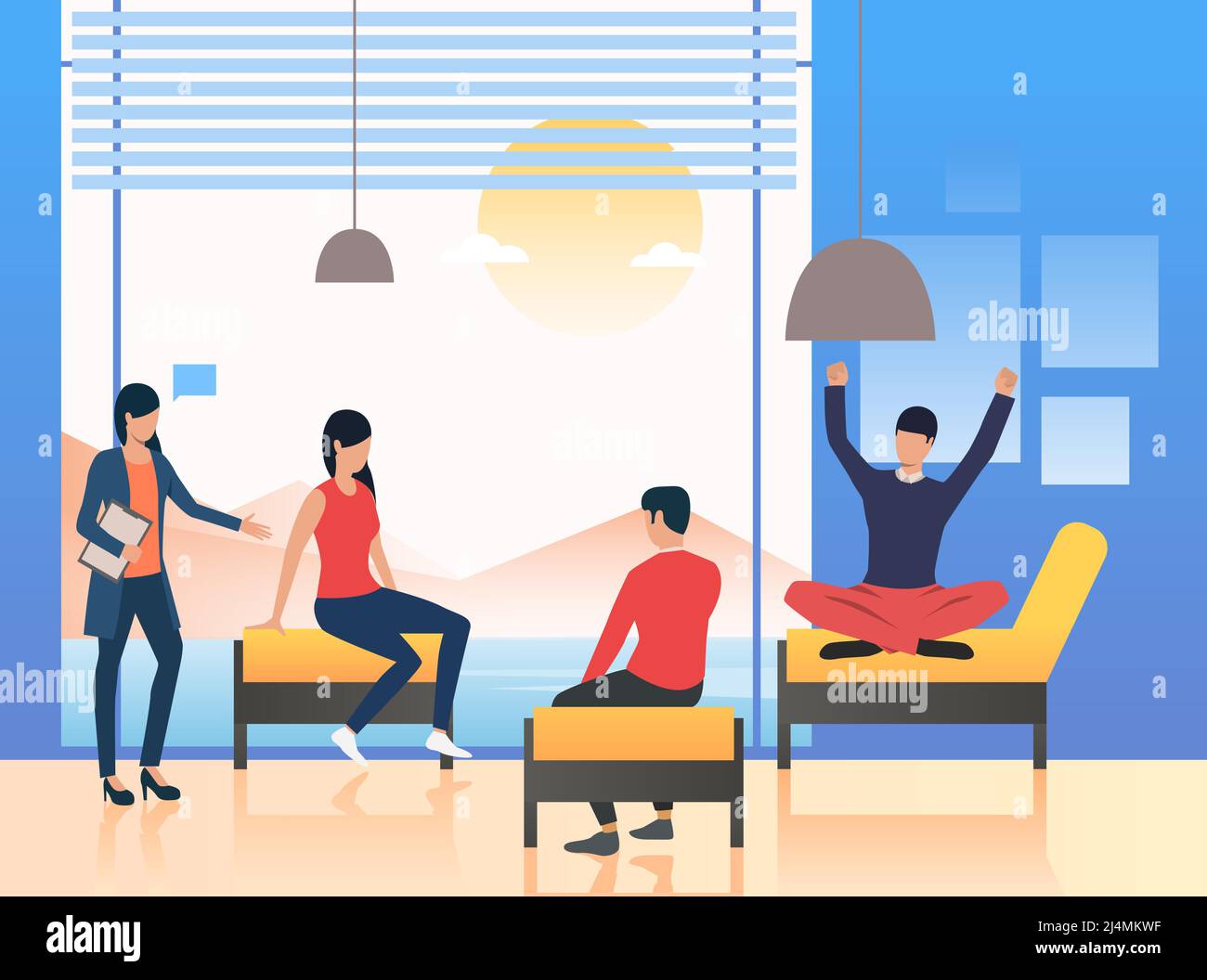 Informal session Stock Vector Images - Alamy