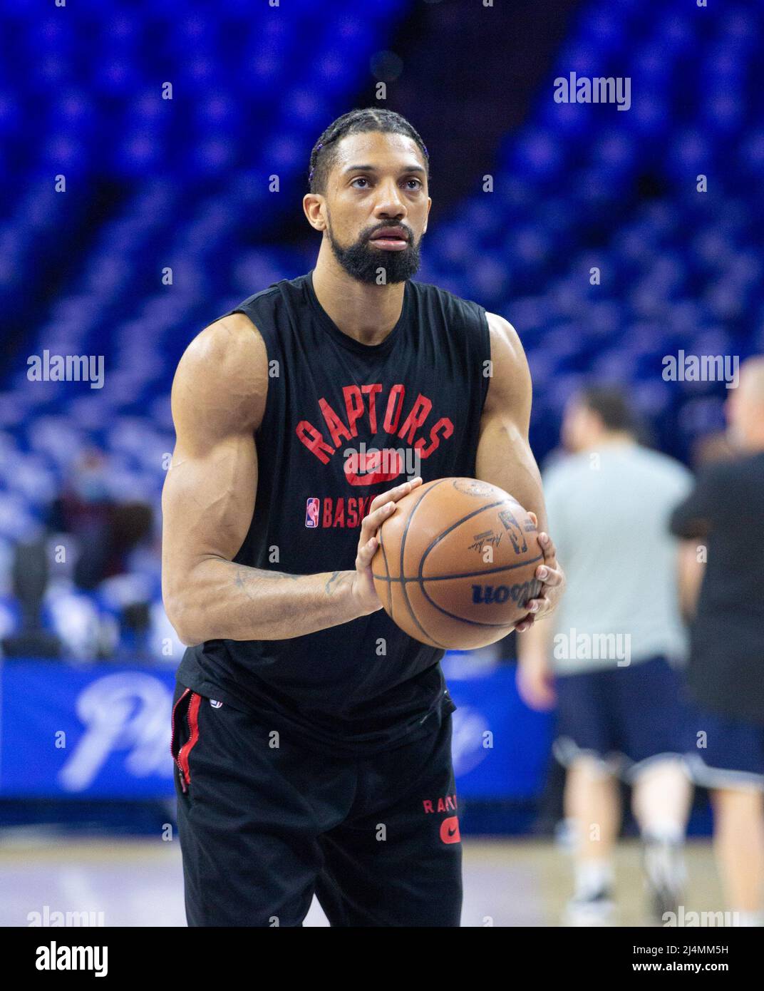 Philadelphia, United States. 16th Apr, 2022. Khem Birch (#24 Raptors ...