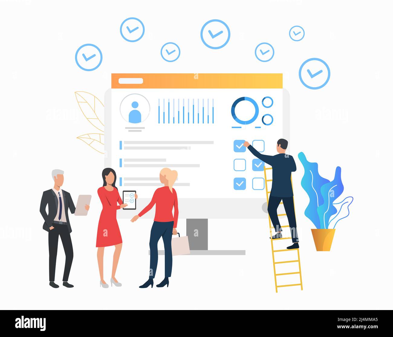 Profile diagram Stock Vector Images - Alamy