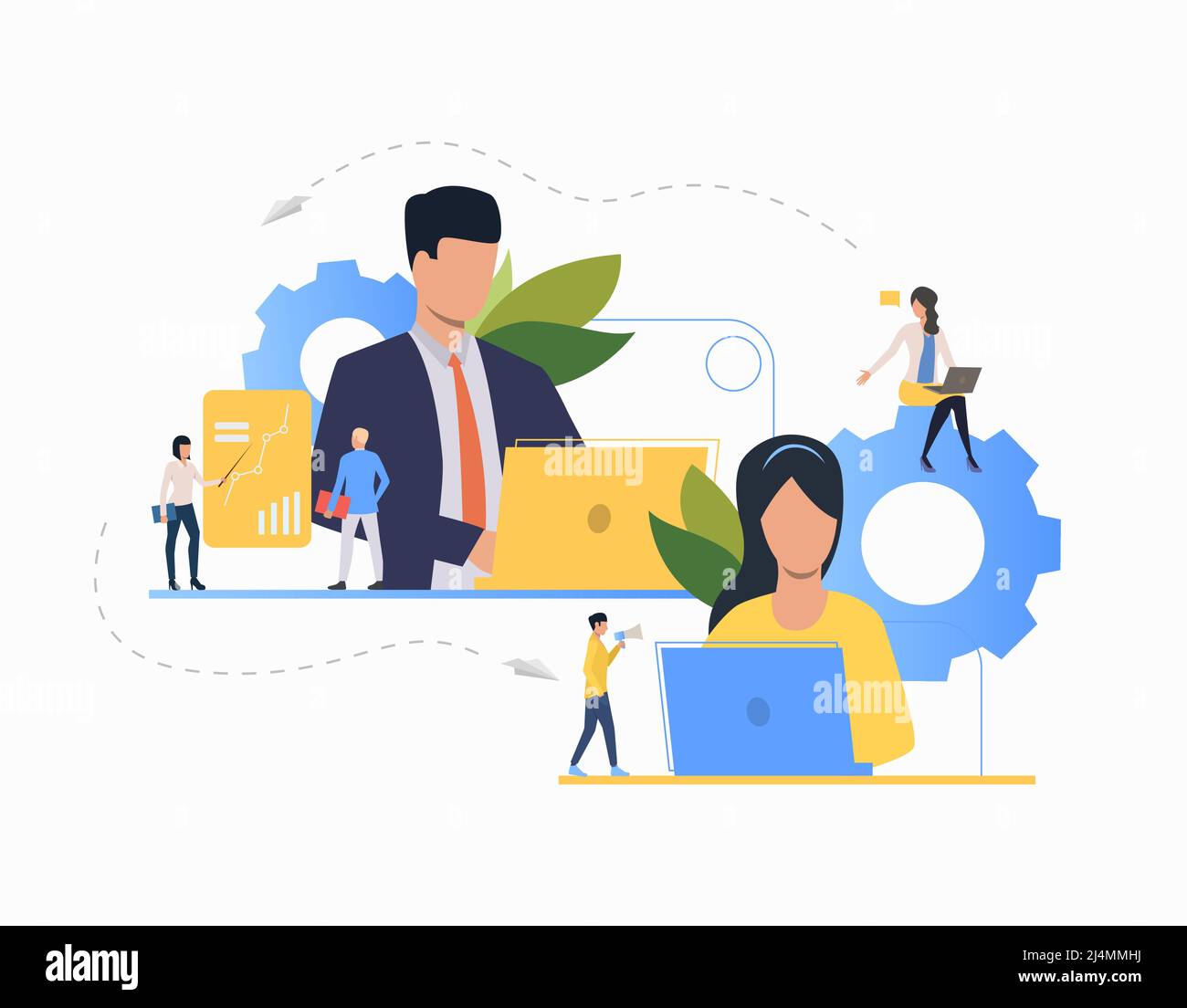 Organization leaders Stock Vector Images - Alamy