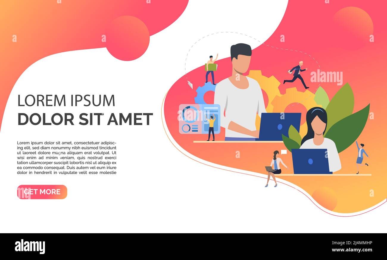 Workgroup employees Stock Vector Images - Alamy