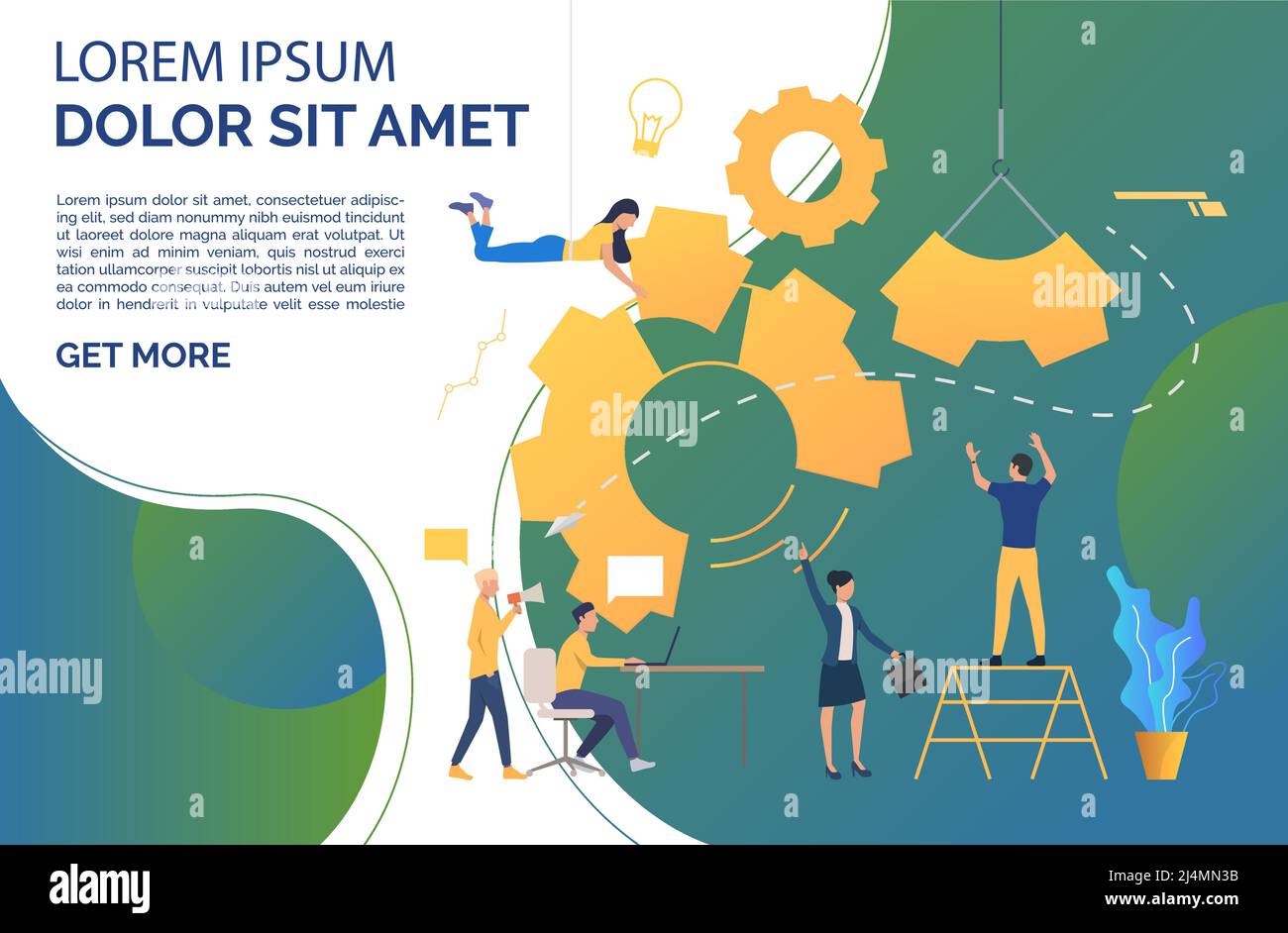 Presentation slides laptop Stock Vector Images - Alamy