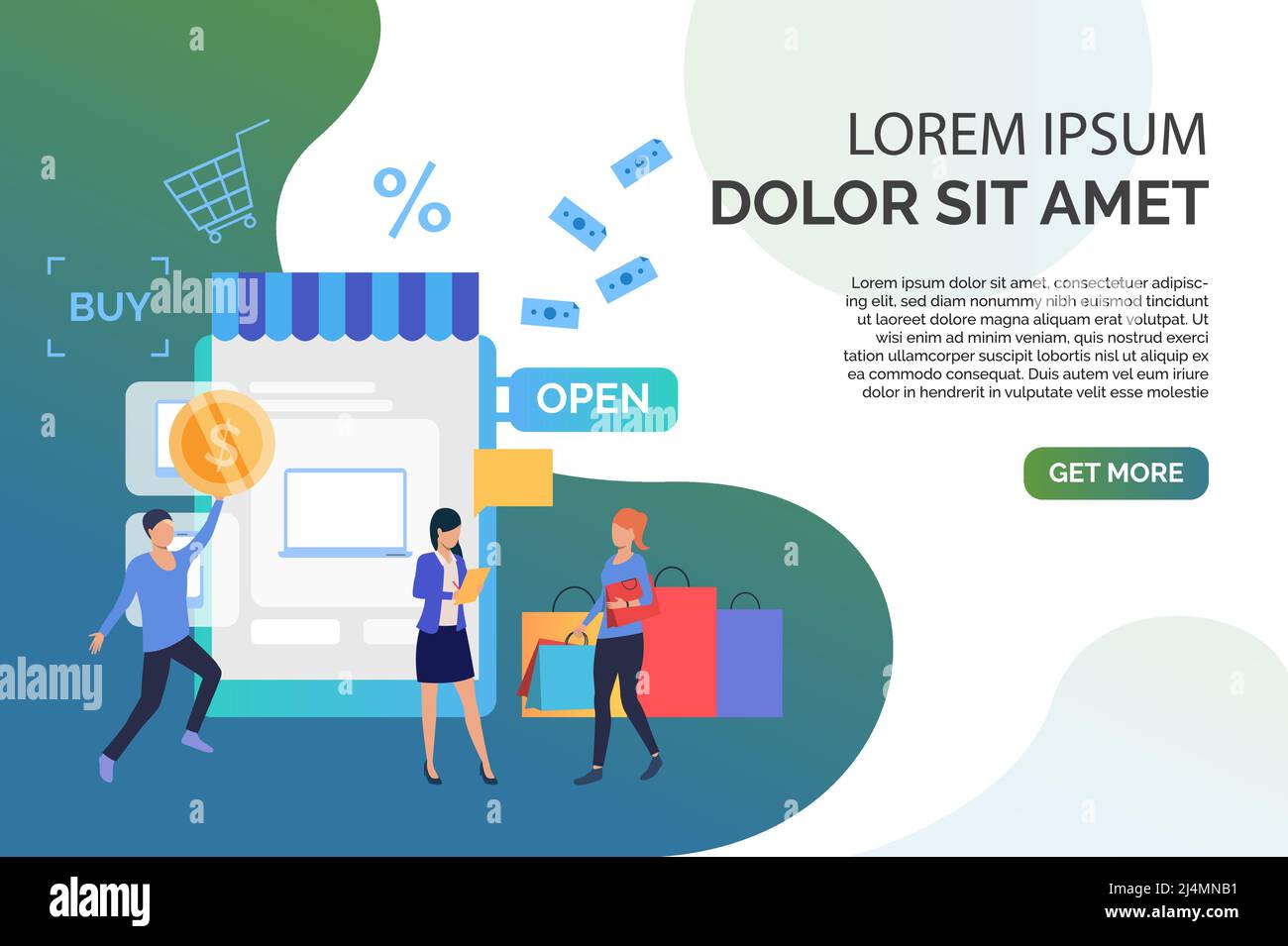 Buying goods Stock Vector Images - Alamy