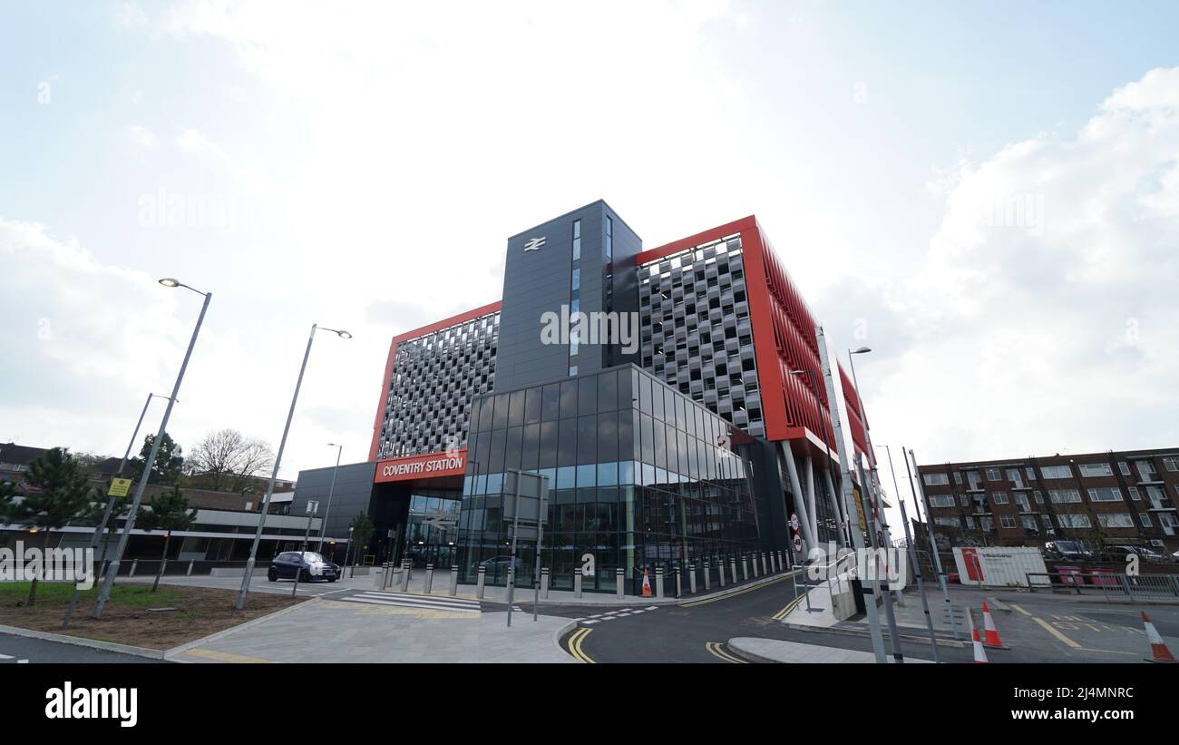 Coventry Train Station Area Stock Photo - Alamy