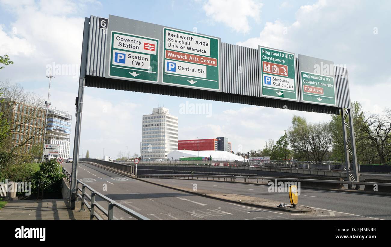 Coventry Train Station Area Stock Photo - Alamy