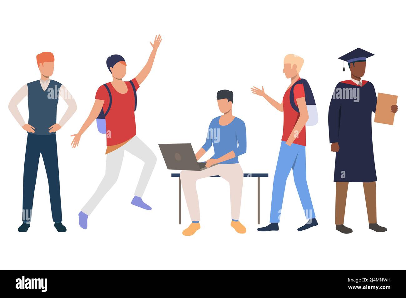 High commercial school Stock Vector Images - Alamy