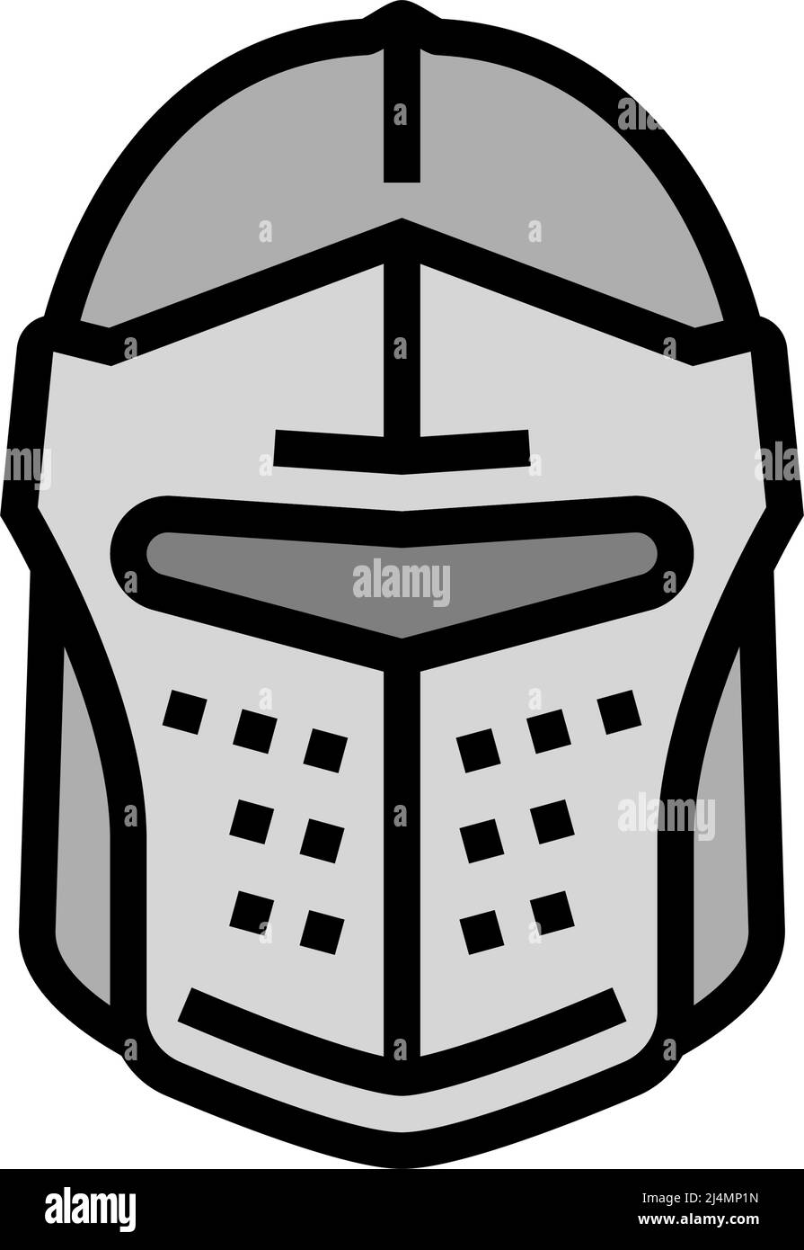helmet knight color icon vector illustration Stock Vector Image & Art ...