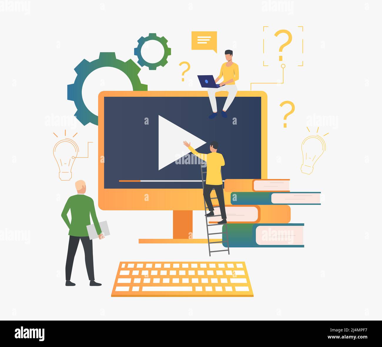 Designer working graphic layout new Stock Vector Images - Alamy