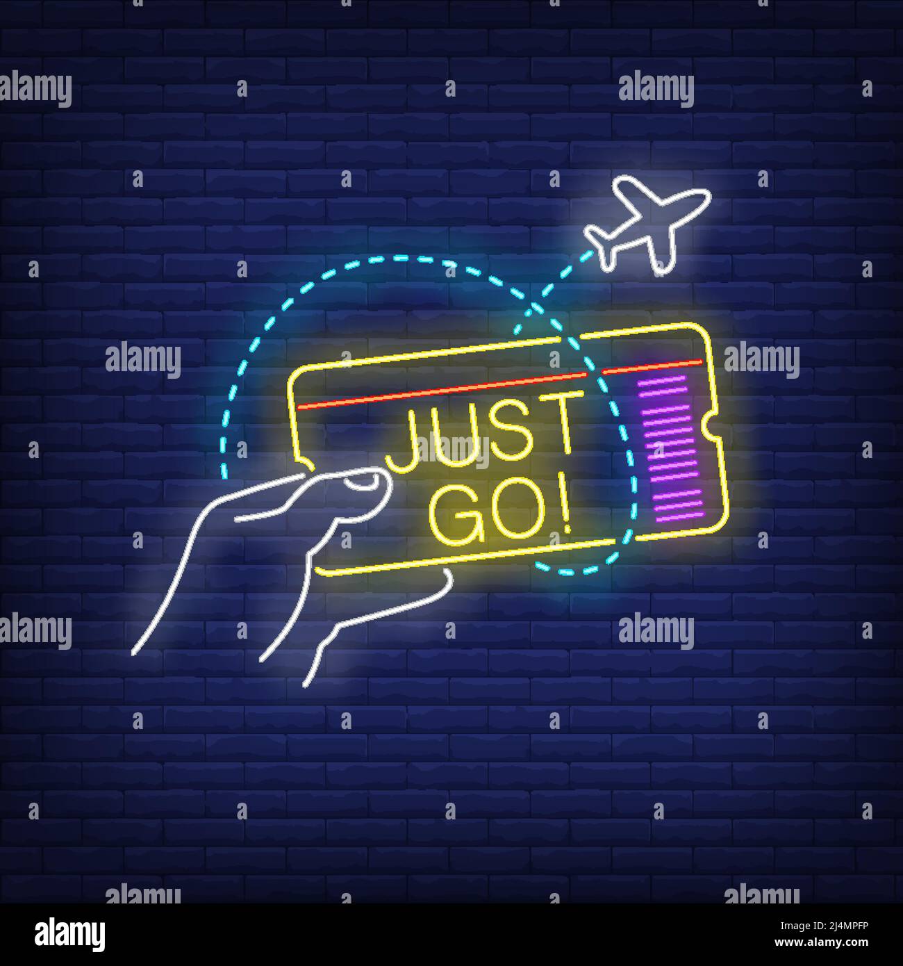 Just go Stock Vector Images - Alamy