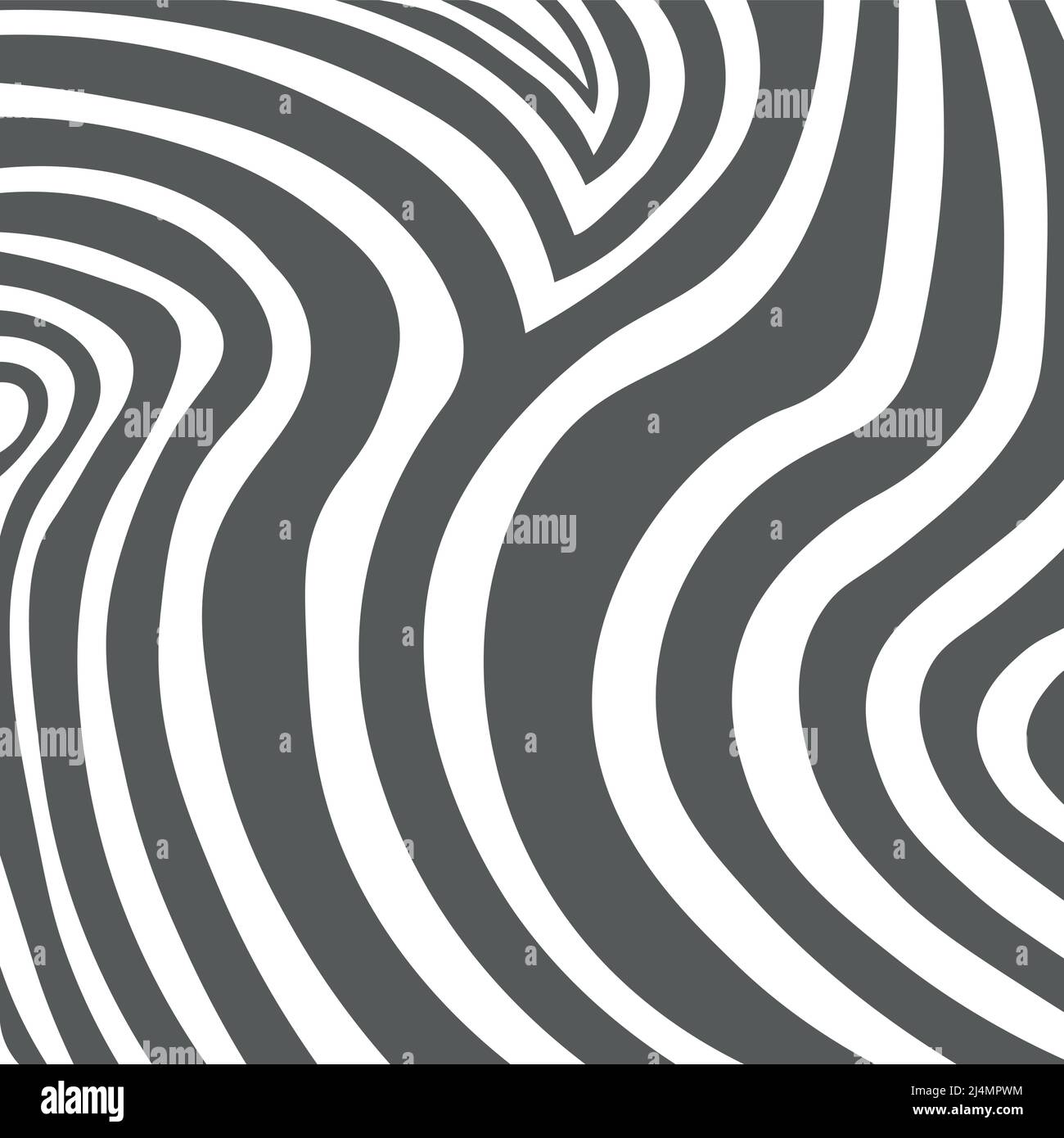 Gray wavy lines on white background - Vector illustration Stock Vector ...