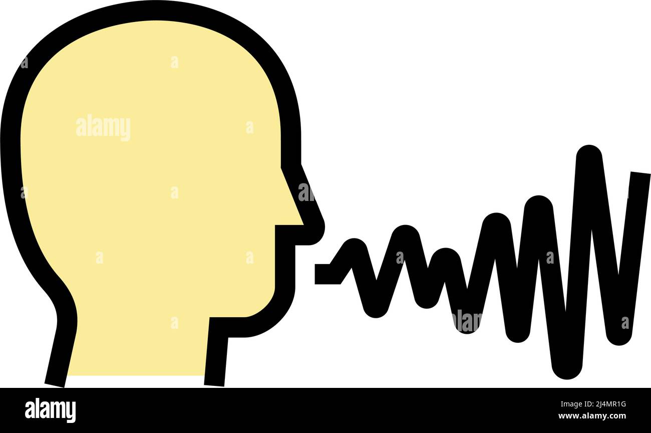 voice vocal color icon vector illustration Stock Vector Image & Art - Alamy