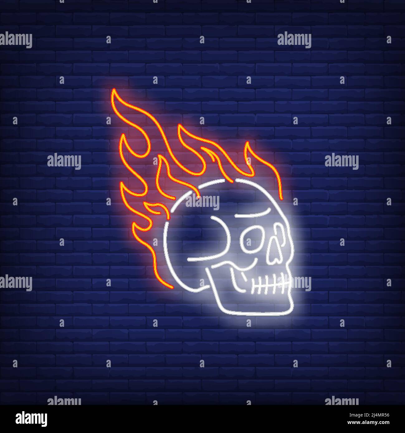 Neon death art hi-res stock photography and images - Alamy