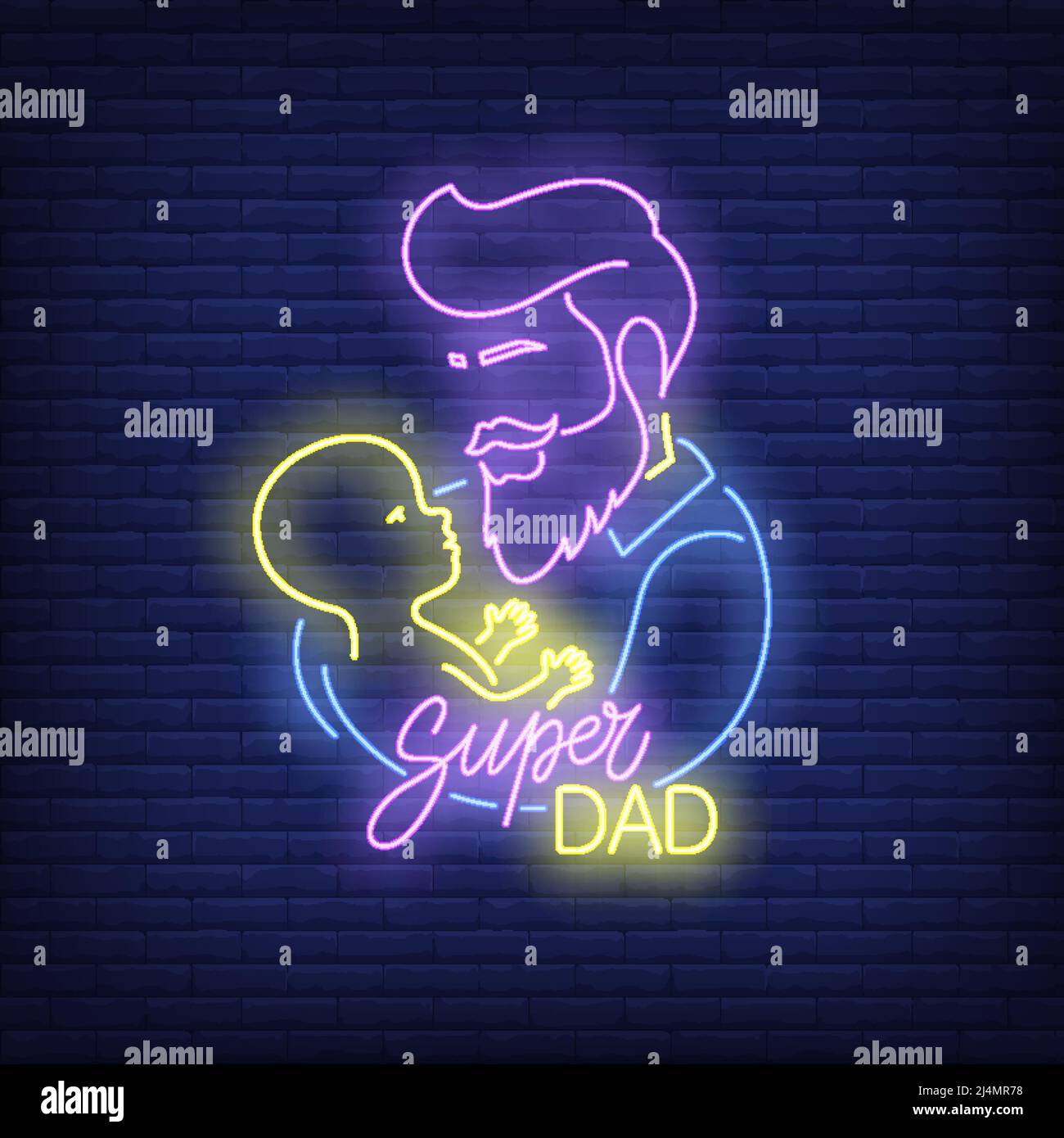 Happy super family in Stock Vector Images - Alamy