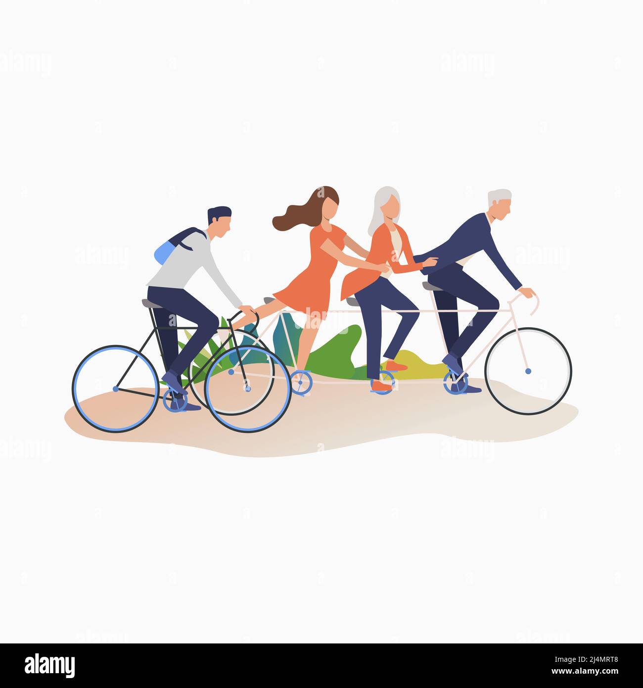 Team presentation cyclist cyclist Stock Vector Images - Alamy