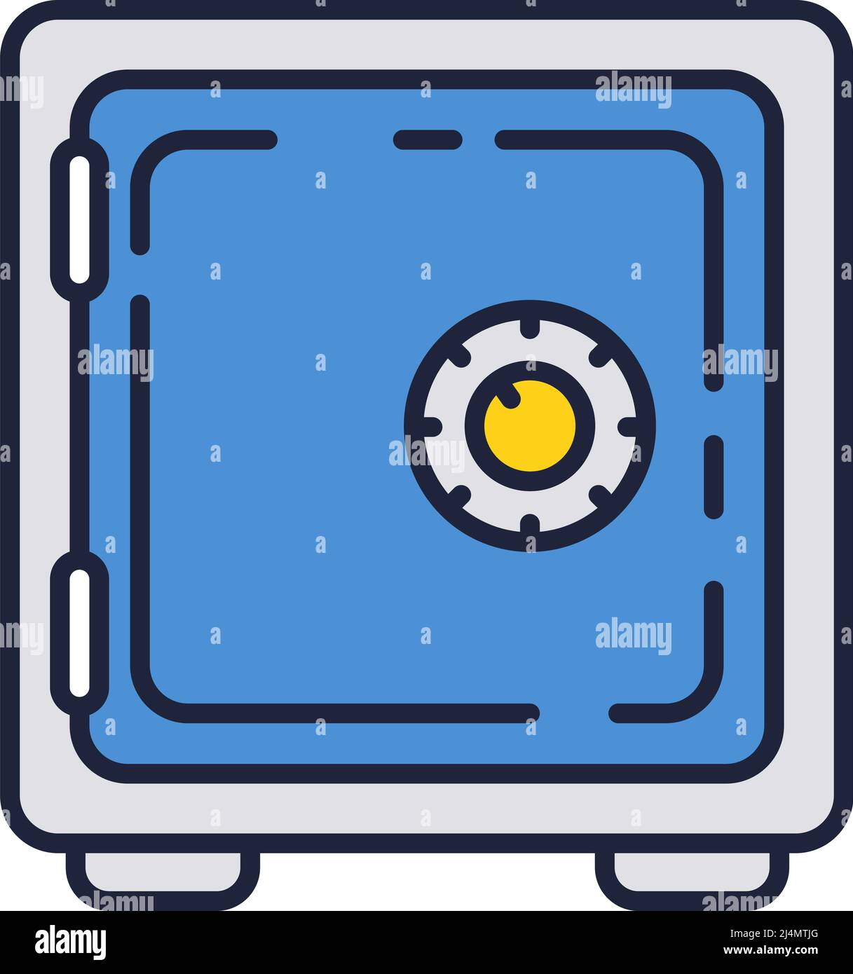 Strong box icon vector safe with door code Stock Vector Image & Art - Alamy