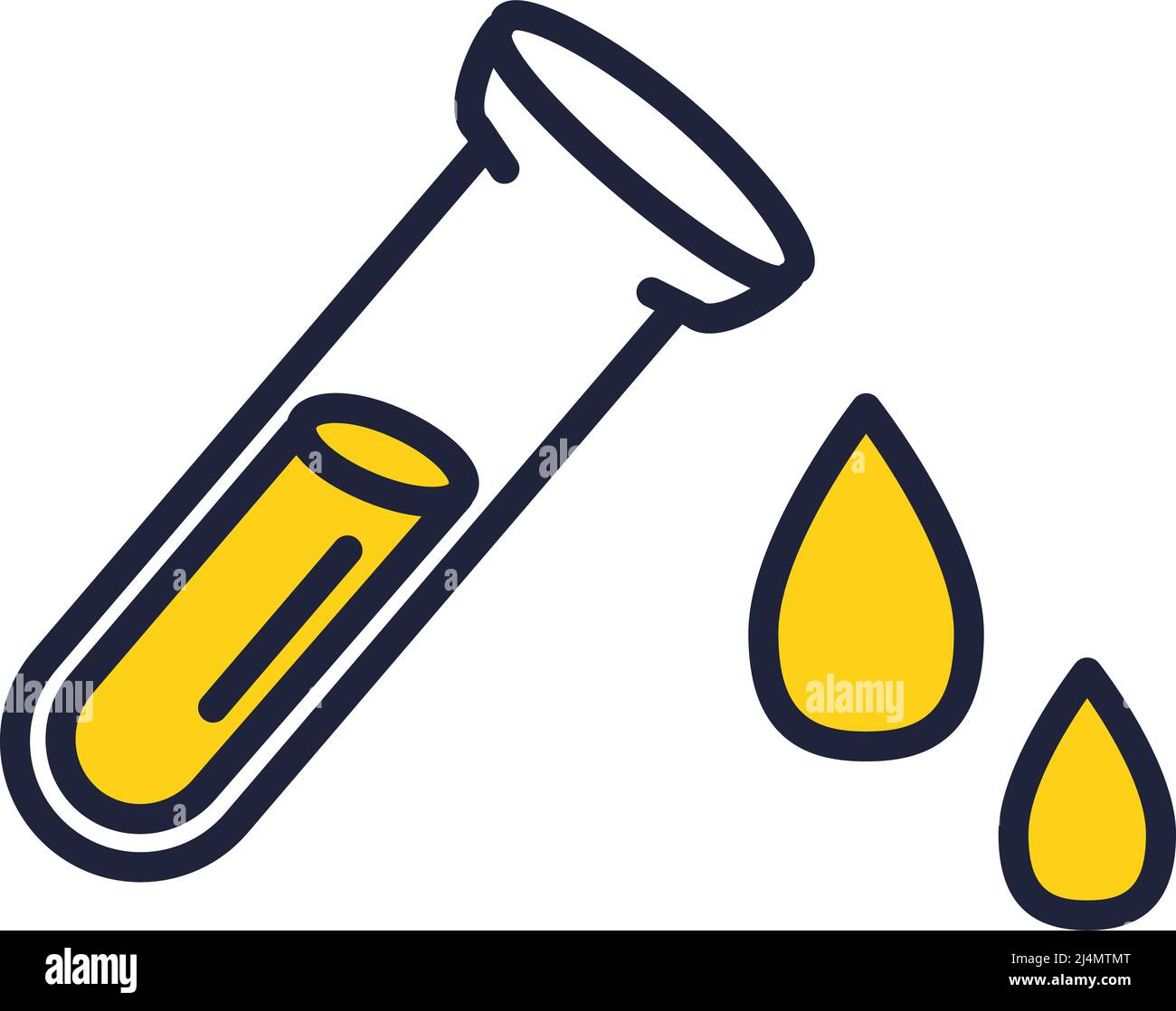 Test tube icon medical clinic pharmacy lab vector Stock Vector Image ...