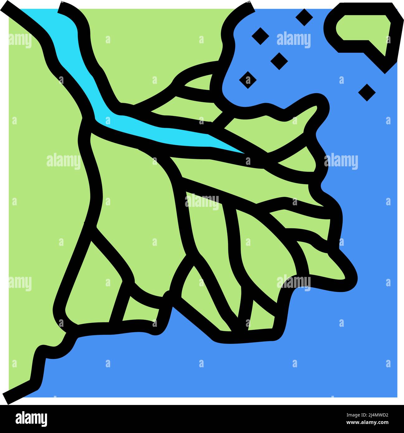 Delta lake Cut Out Stock Images & Pictures - Alamy