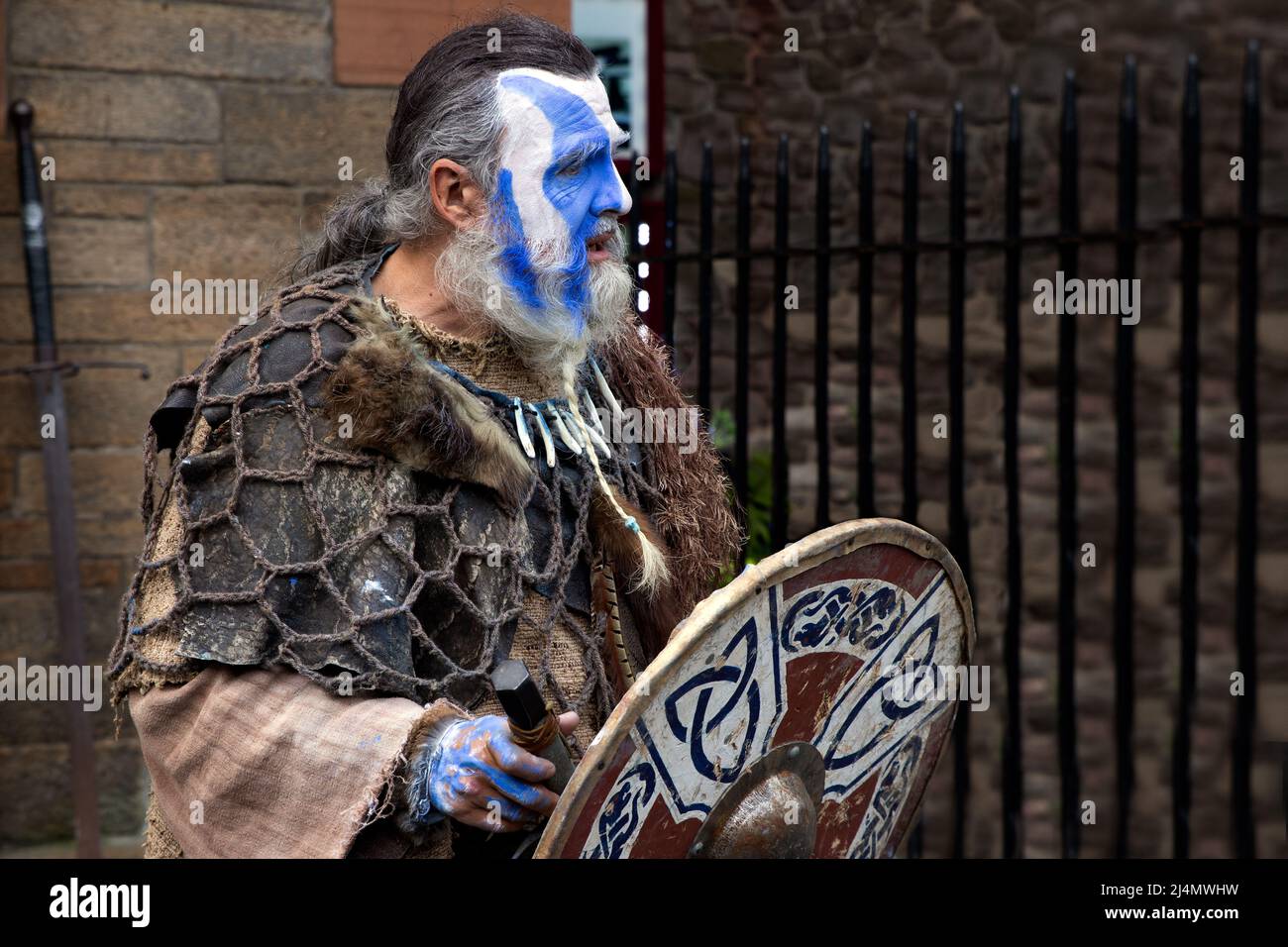 The actor who acts William Wallace Scottish hero. Edinburgh Festival ...