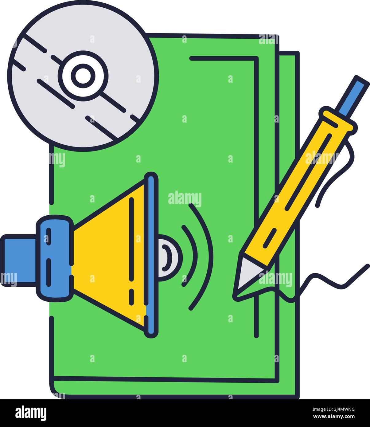 Audioguide Stock Vector Images - Alamy