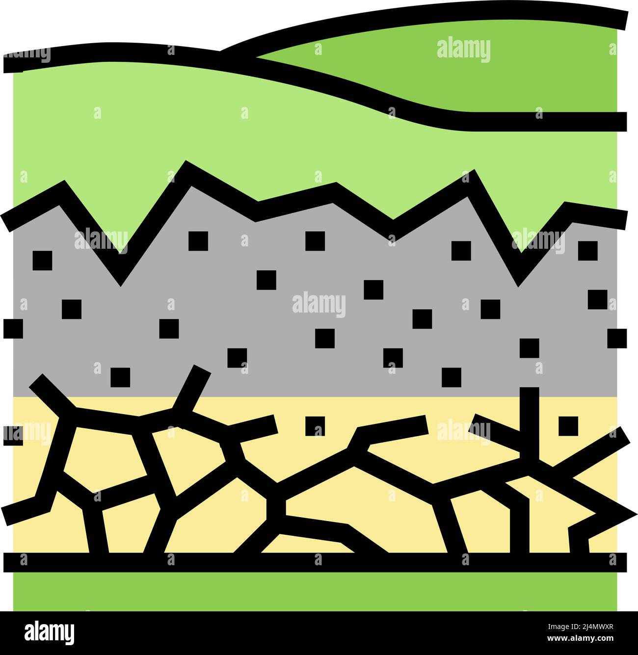 dry river color icon vector illustration Stock Vector Image & Art - Alamy