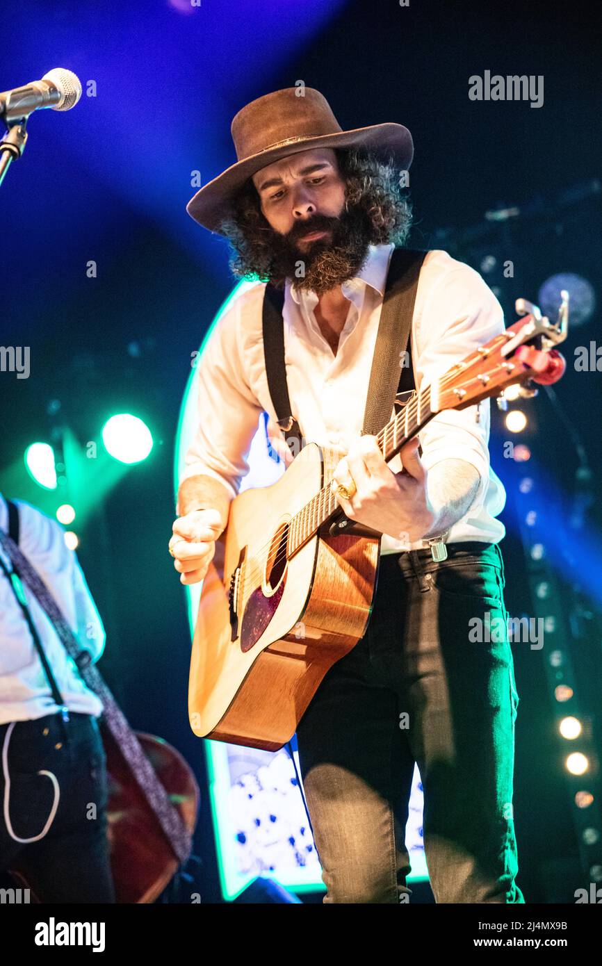 Milan Italy. 16 April 2022. The Canadian folk-bluegrass band THE DEAD ...