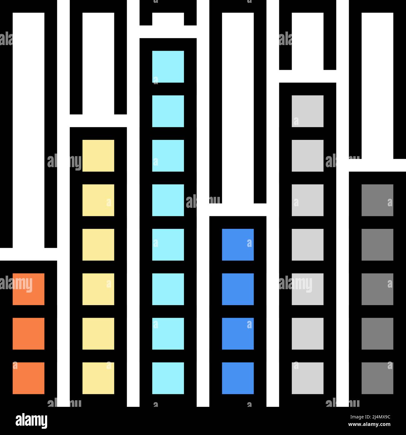 volume music color icon vector illustration Stock Vector Image & Art ...