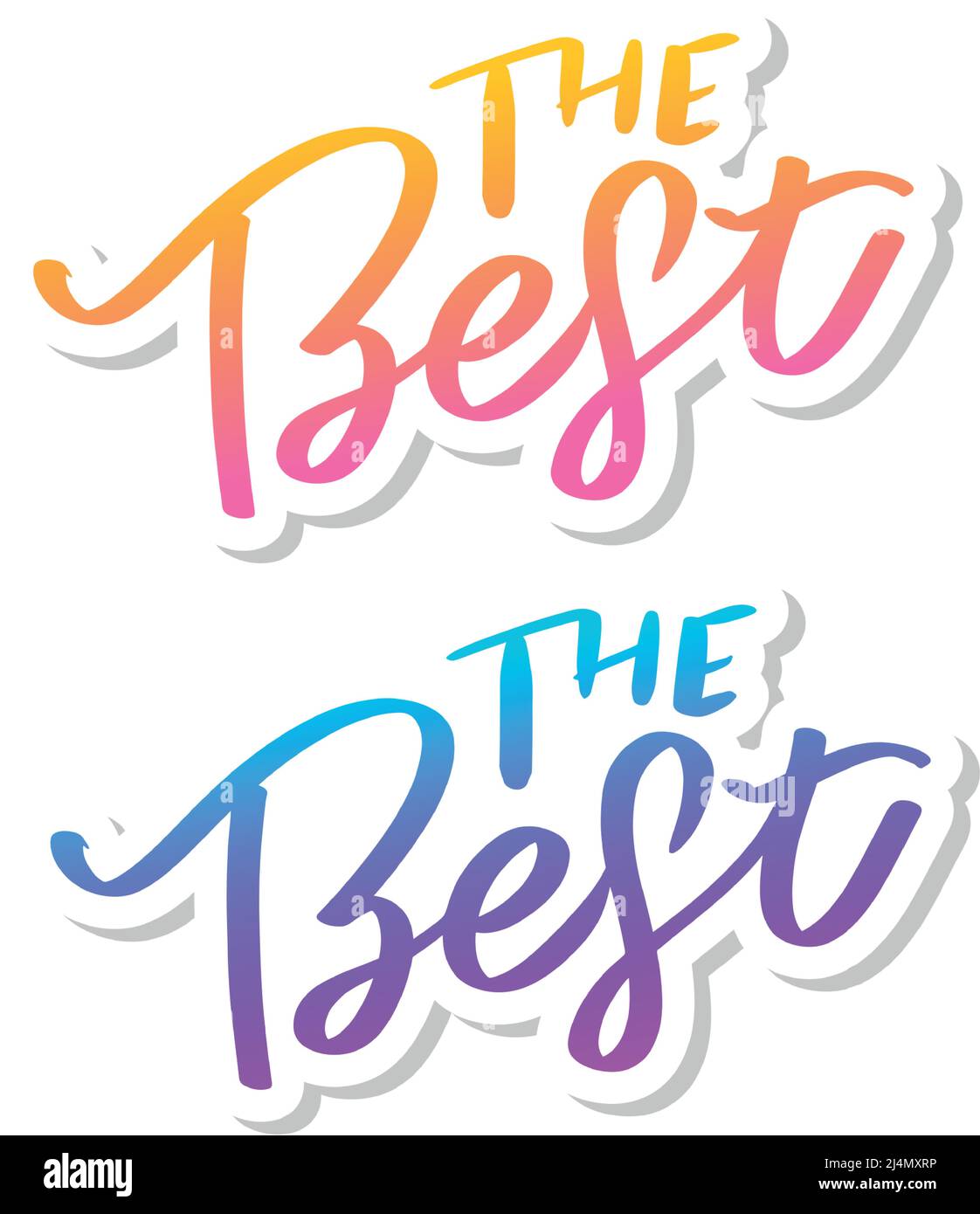 Hand drawn lettering card with heart. The inscription: Best choice ...