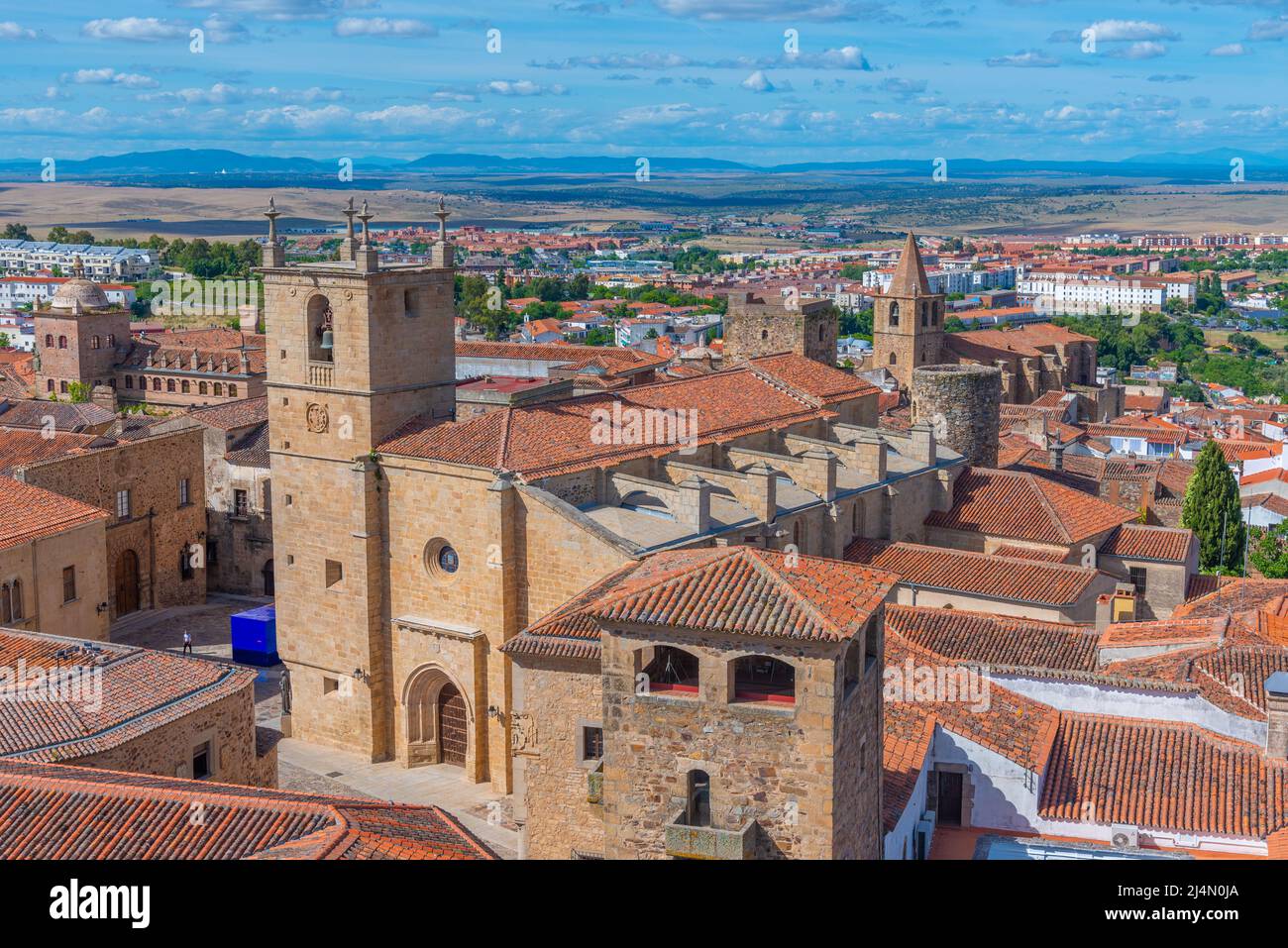 Aerial view caceres unesco hi-res stock photography and images - Alamy