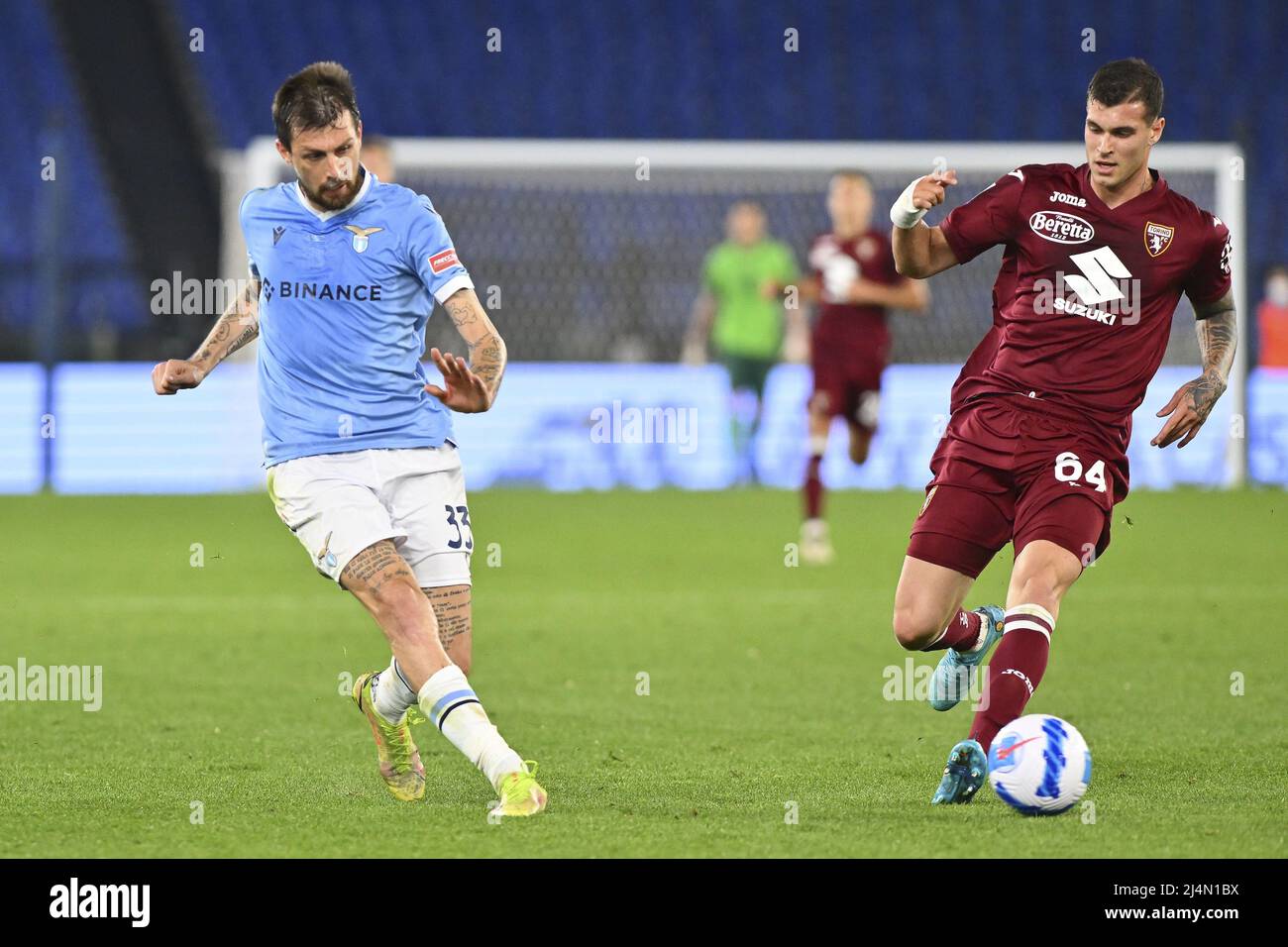 Francesco Acerbi of SS LAZIO during the 33th day of the Serie A ...