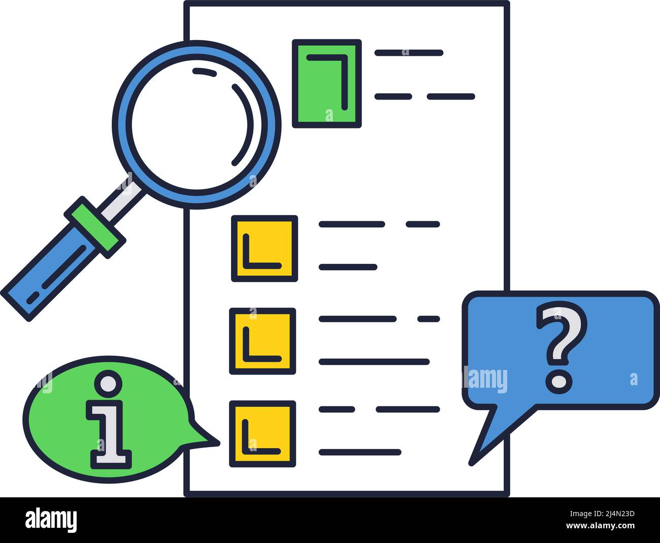 FAQ mobile phone service vector icon isolated Stock Vector Image & Art ...