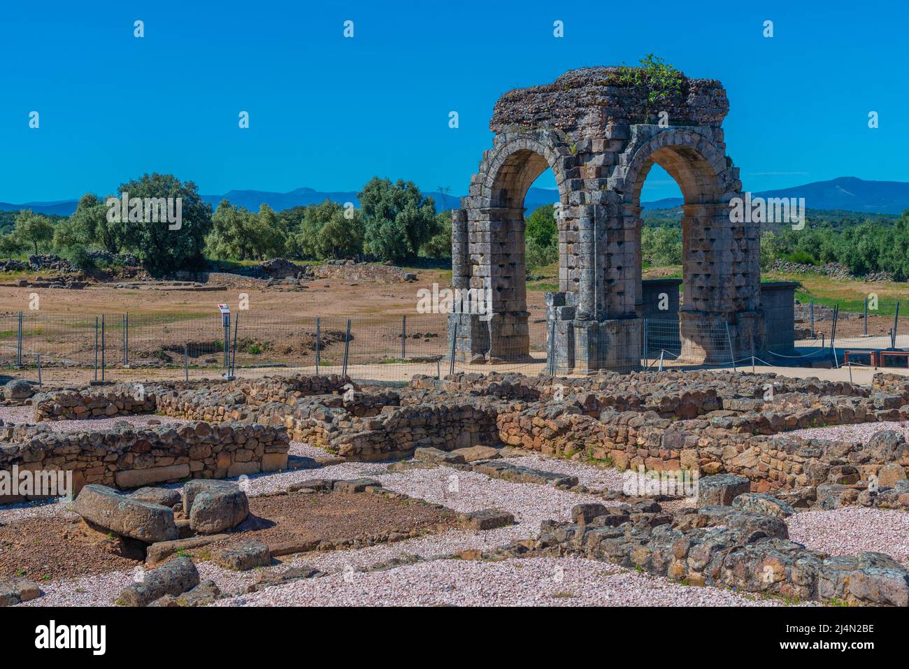 Caparra roman ruins hi-res stock photography and images - Alamy