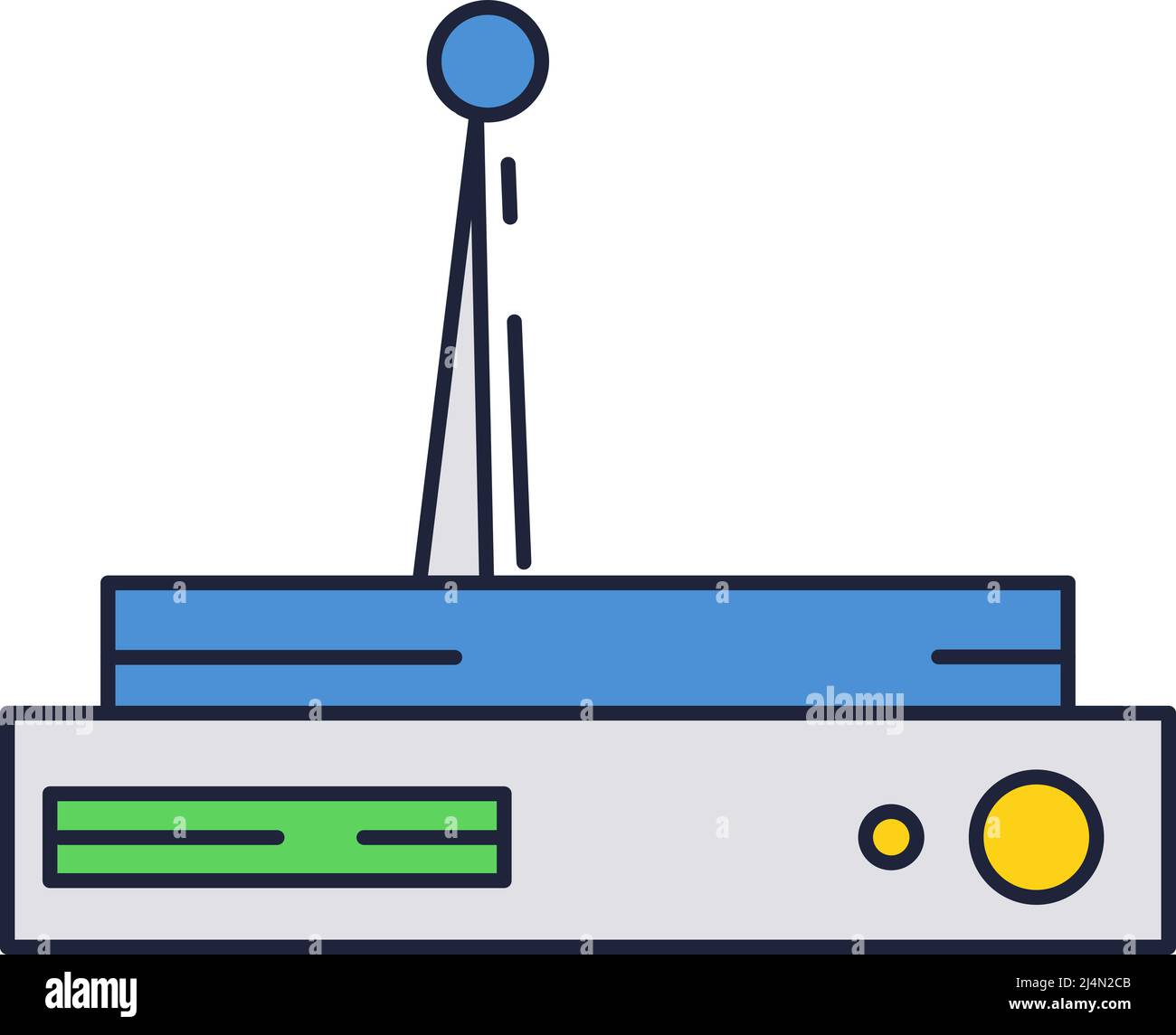 Electronic tracking device Stock Vector Images - Alamy