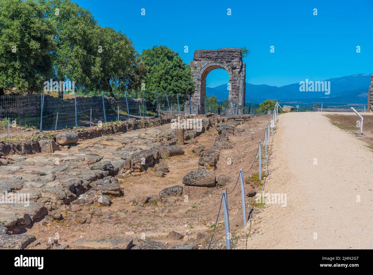Ancient roman city caparra hi-res stock photography and images - Alamy