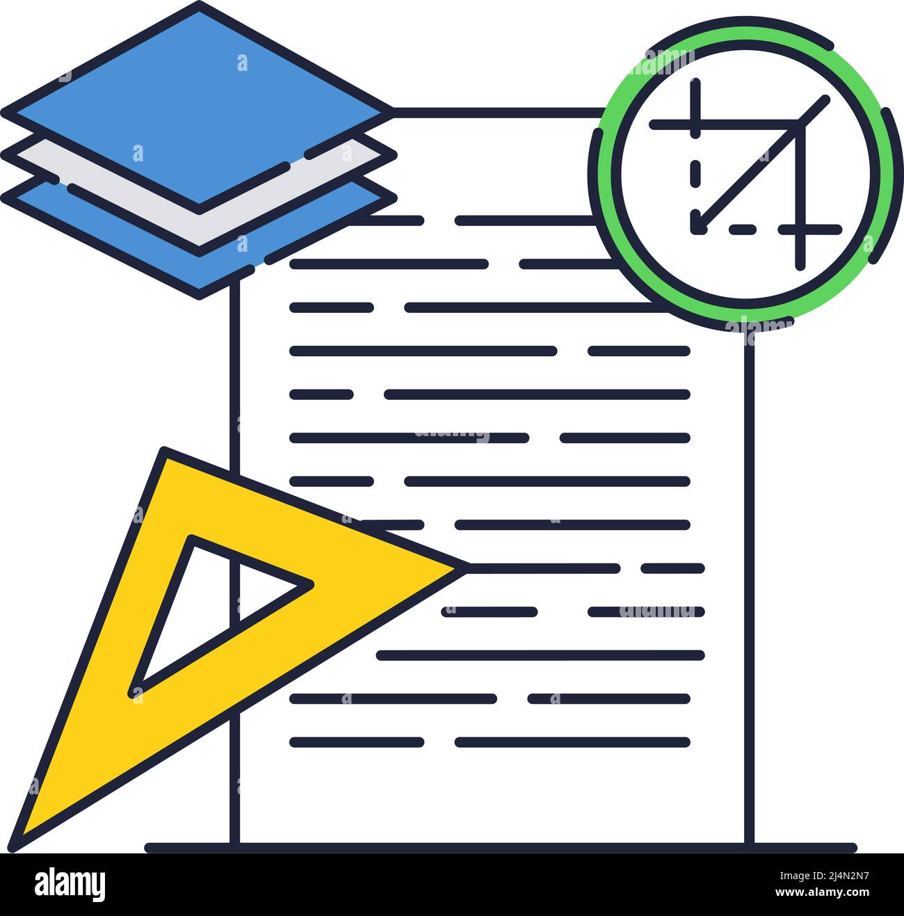 Edit icon vector text document flat pictogram Stock Vector Image & Art ...