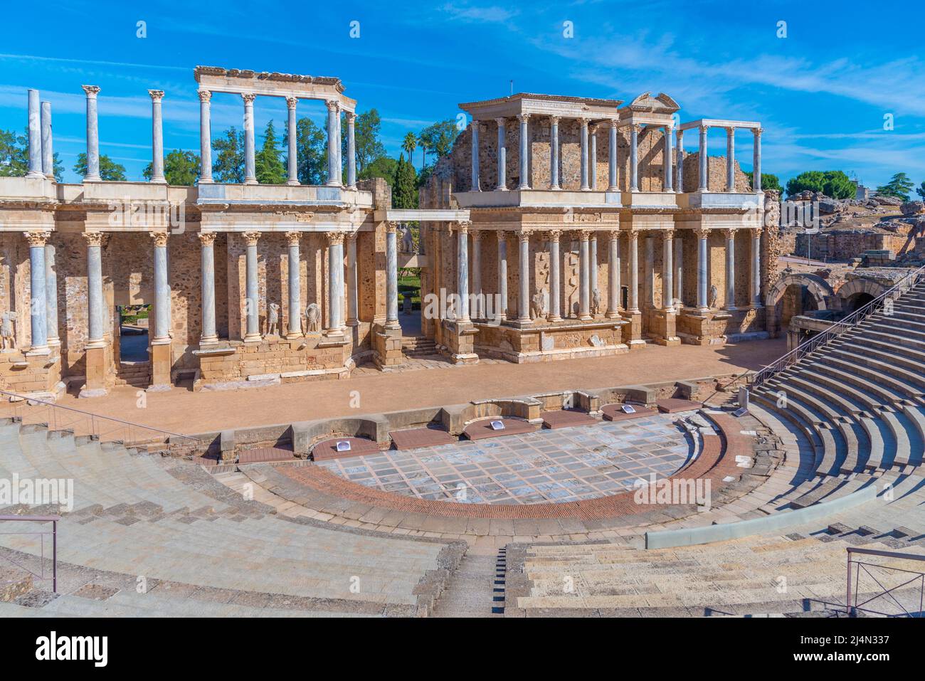 Teatro Romano de Merida in Spain Stock Photo - Alamy